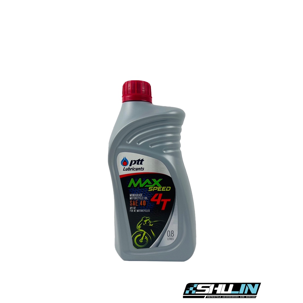 น้ำมัน PTT รุ่น 4T MAX SPEED SAE40 - 0.8L | Shopee Thailand