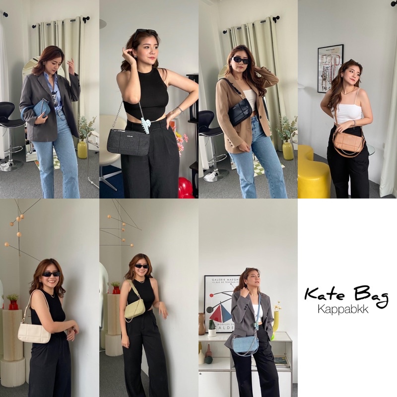 ️New Arrival KAPPA Kate Bag กระเป๋าสะพายไหล่ทรงหมอน มีสายให้ถึง 3 เส้น ...