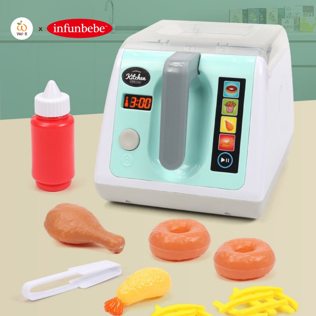 Wel-B x Infunbebe 1st Deep Fryer (หม้อทอดของเล่นเด็ก) - ของเล่น ของเล่น ...