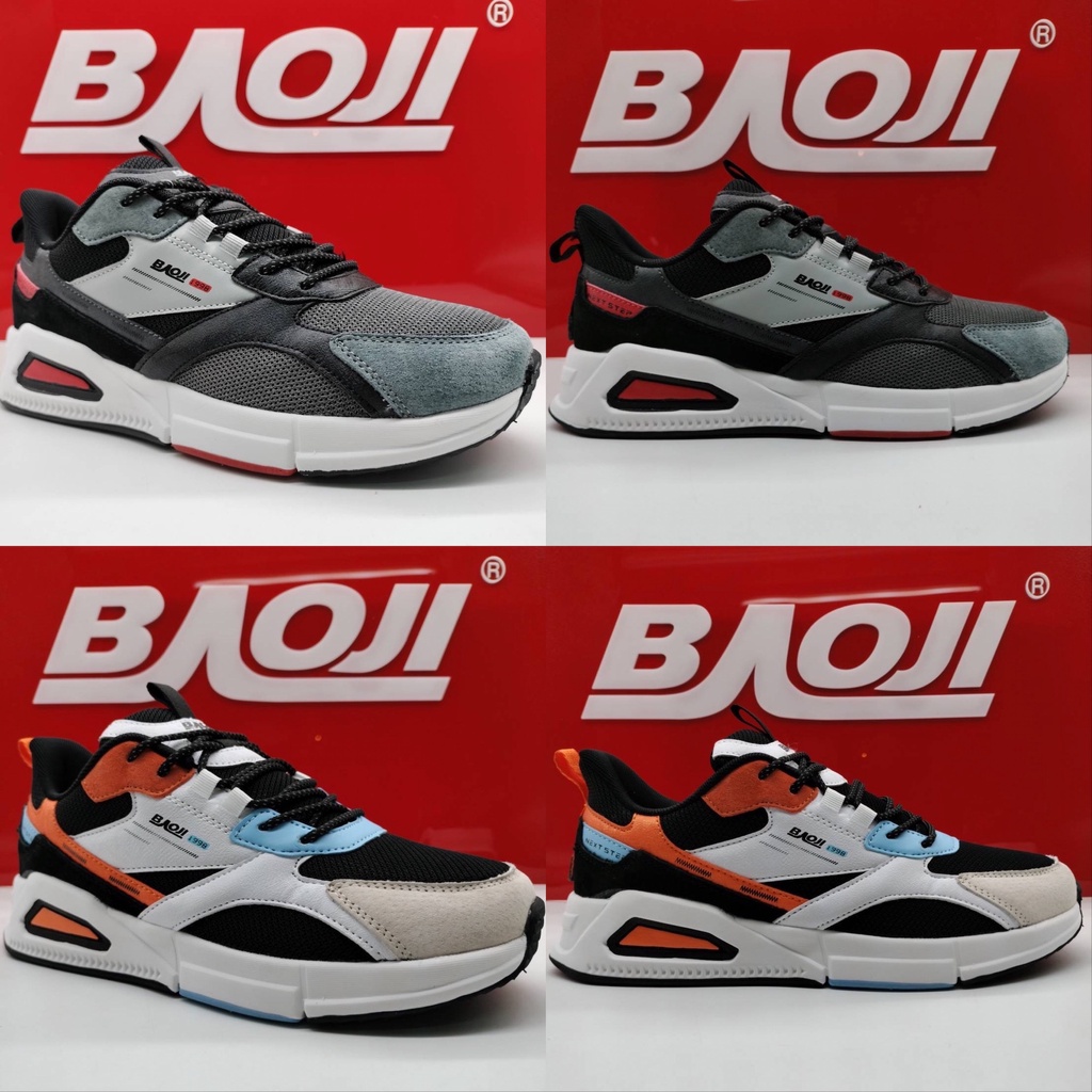 New 2022 คอลเลคชั่น BAOJI บาโอจิ แท้100 รองเท้าผ้าใบผู้ชาย bjm707 - mss ...