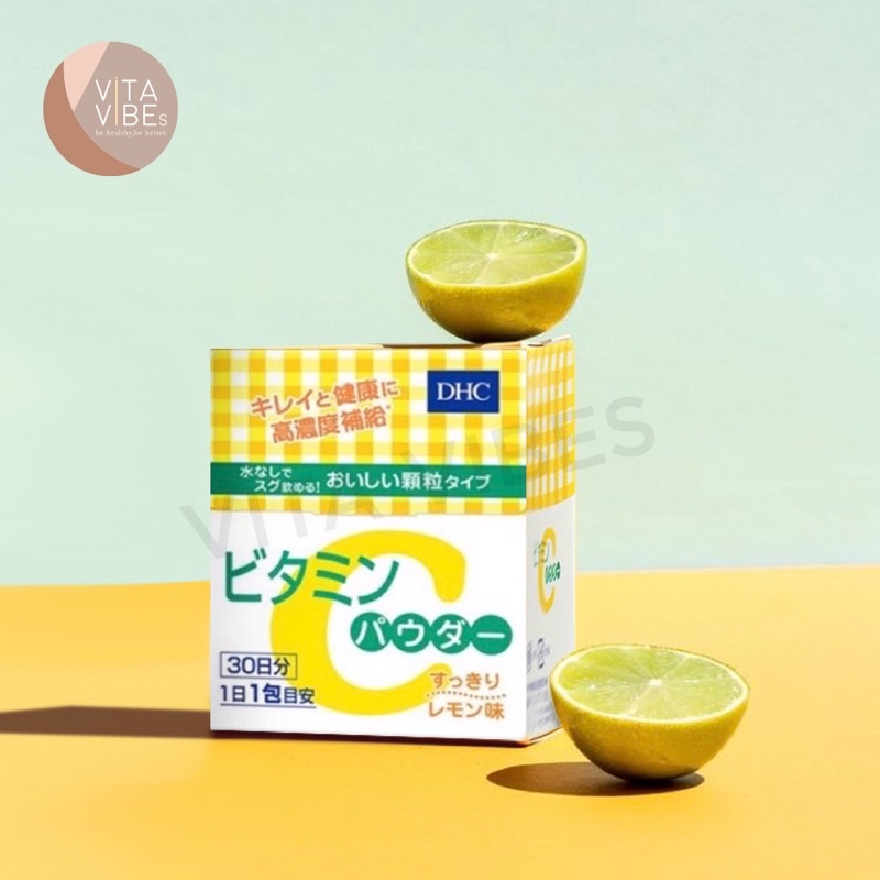 DHC Vitamin C powder lemon 1500mg.30วัน ของแท้100% | Shopee Thailand