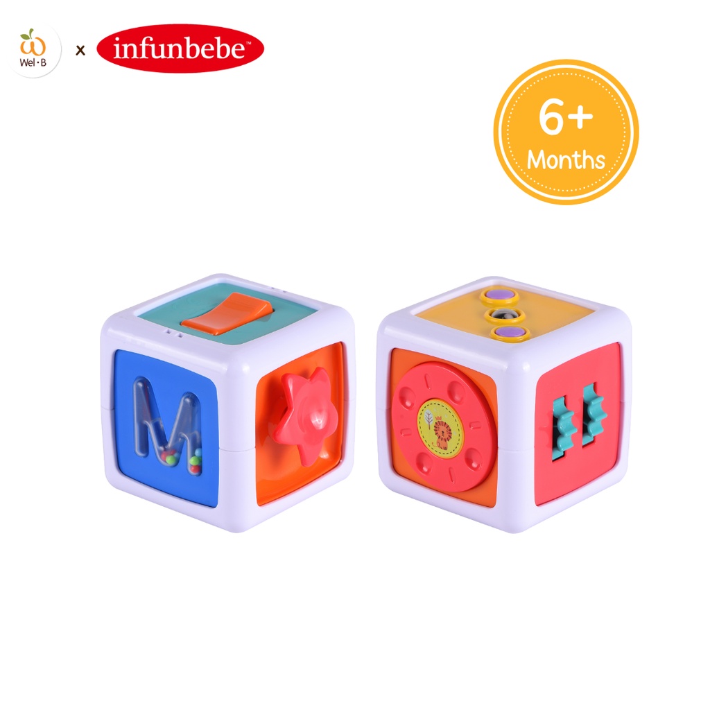 Wel-B x Infunbebe Mini cube (กล่องกิจกรรมของเล่นเด็ก) - ของเล่น ของเล่น ...