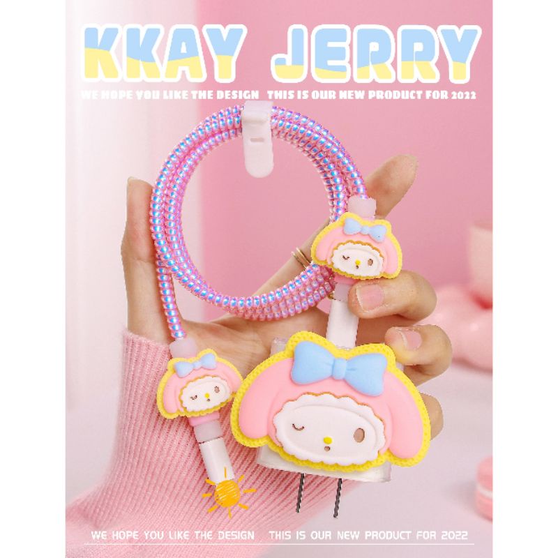 สำหรับ i11-i14promax 18W 20W Set Cable bite For adaptor ถนอมสายชาร์จ - supercase - ThaiPick