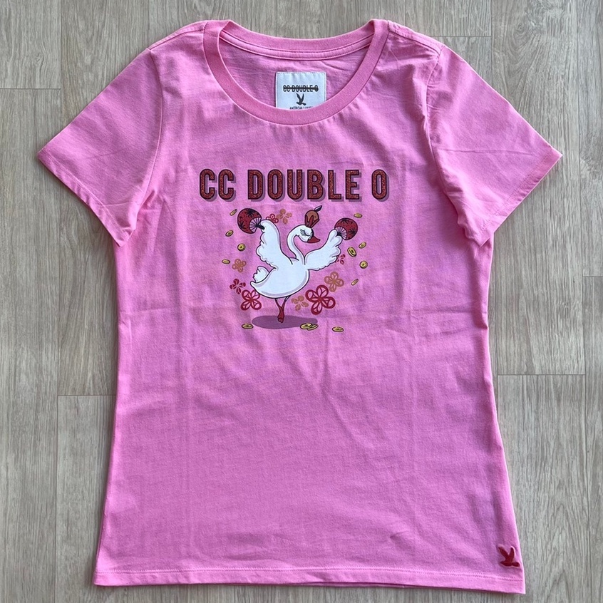 CCOO เสื้อยืดคอกลมสตรี CC-OO น่ารัก (โพสต์นี้ XS และ S ค่ะ) สินค้าแท้ ...