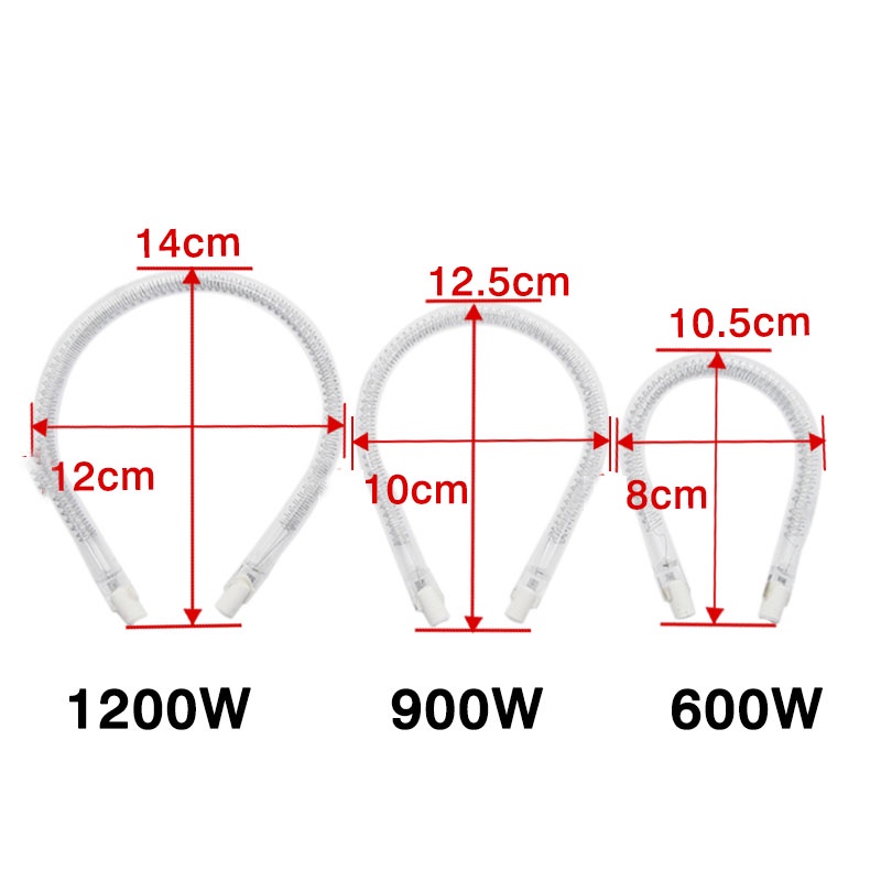 Halogen Bulb Heat Element Halogen Fiber Heating Tube Halogen Bulb ...