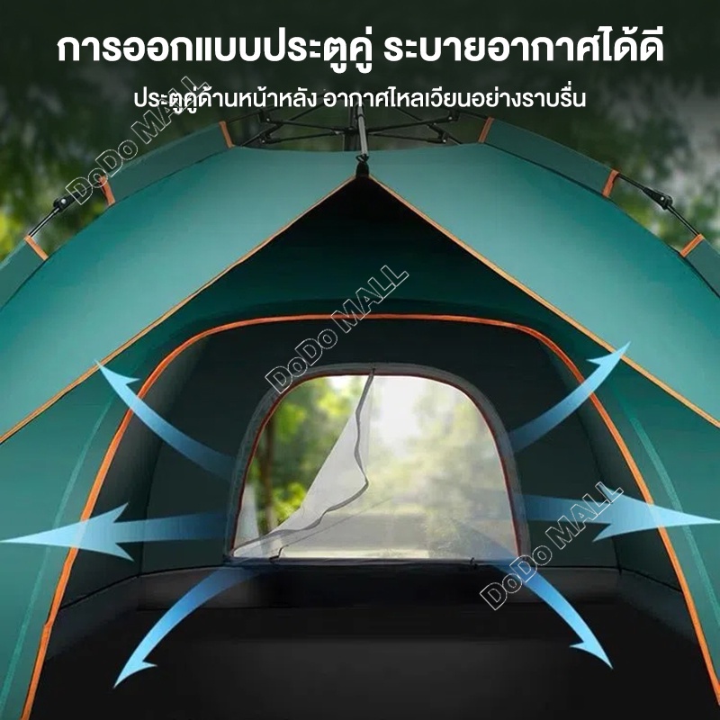 พร้อมส่งDoDo เต็นท์ เต็นท์อัตโนมัติ เต็นท์เต๊นท์ระบายอาศ เต็นท์พับได้ ...