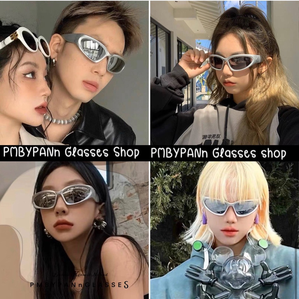 พร่อมส่งในไทย รุ่นDro177 New ITem แว่นตาวัยรุ่นเมกา Y2K 2022 New look แว่นตากันแดดลุคเกาหลี แว่น ...