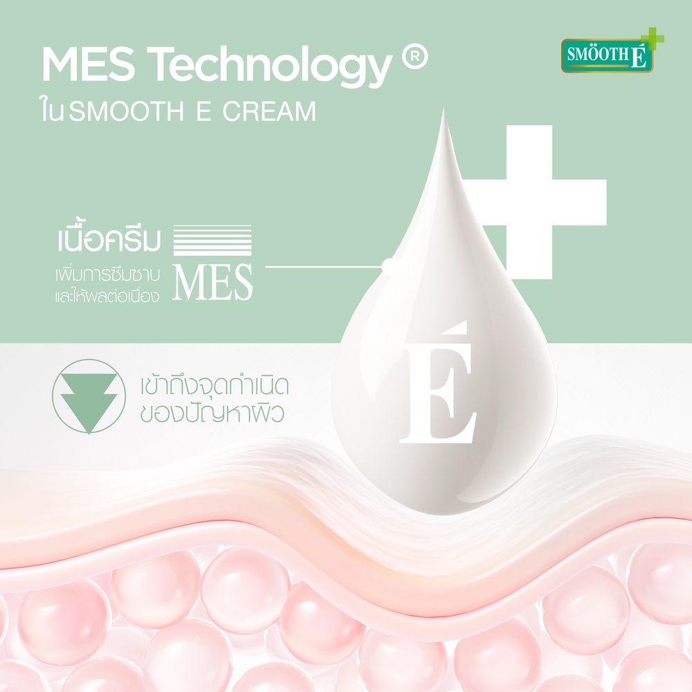 (แพ็ค 3) Smooth E Cream 100g. สมูทอี ครีม ครีมดูแลริ้วรอย แผลเป็น จุด ...