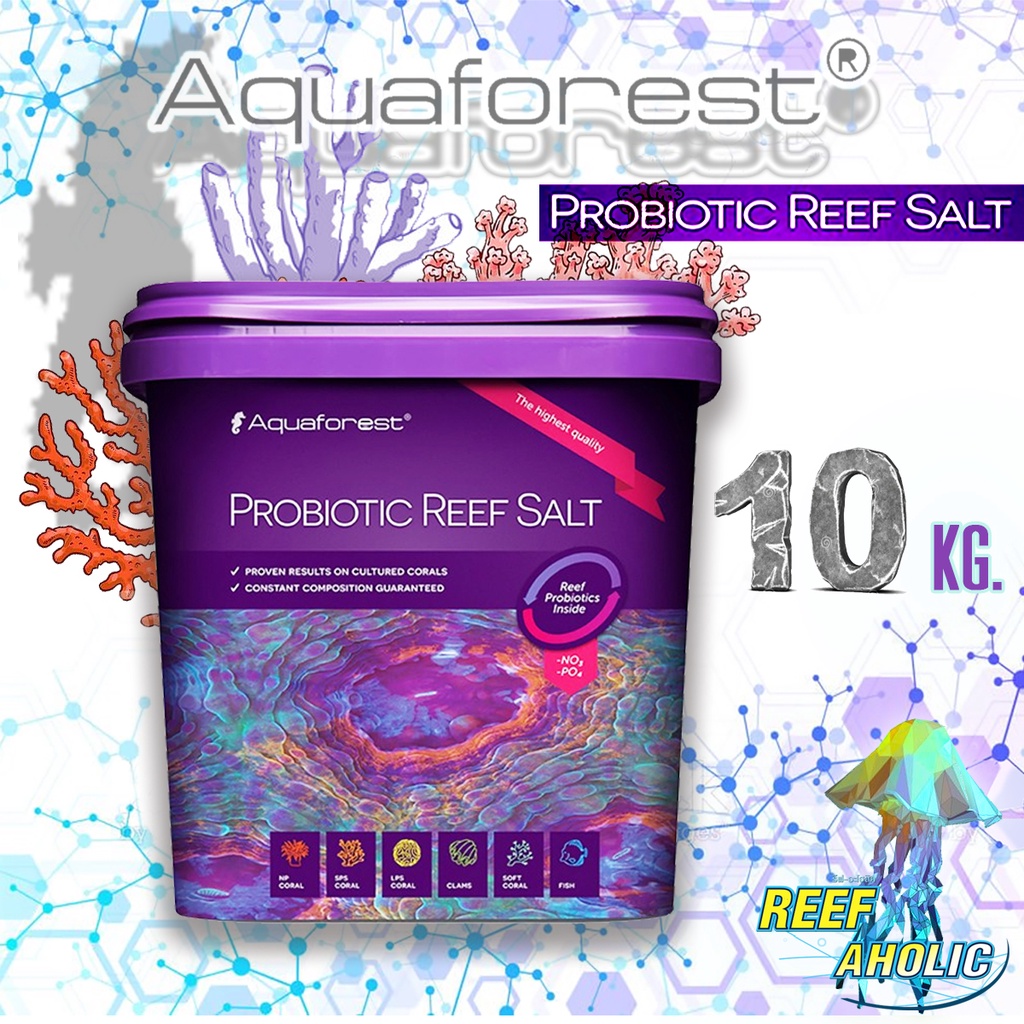 Aquaforest Probiotic Reef Salt 10 Kg. สูตรเฉพาะของ AF เกลือมีแบค ช่วยลด ...