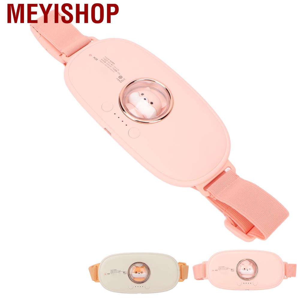 Meyishop Electric Heated Waist Belt Hot Compress Fast Heating 4 Levels ...