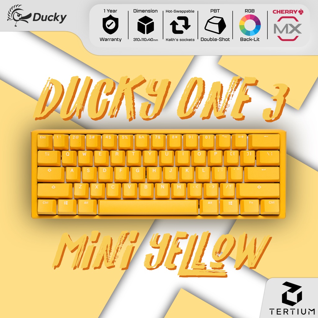 Ducky One 3 Mini Yellow (RGB) | Shopee Thailand