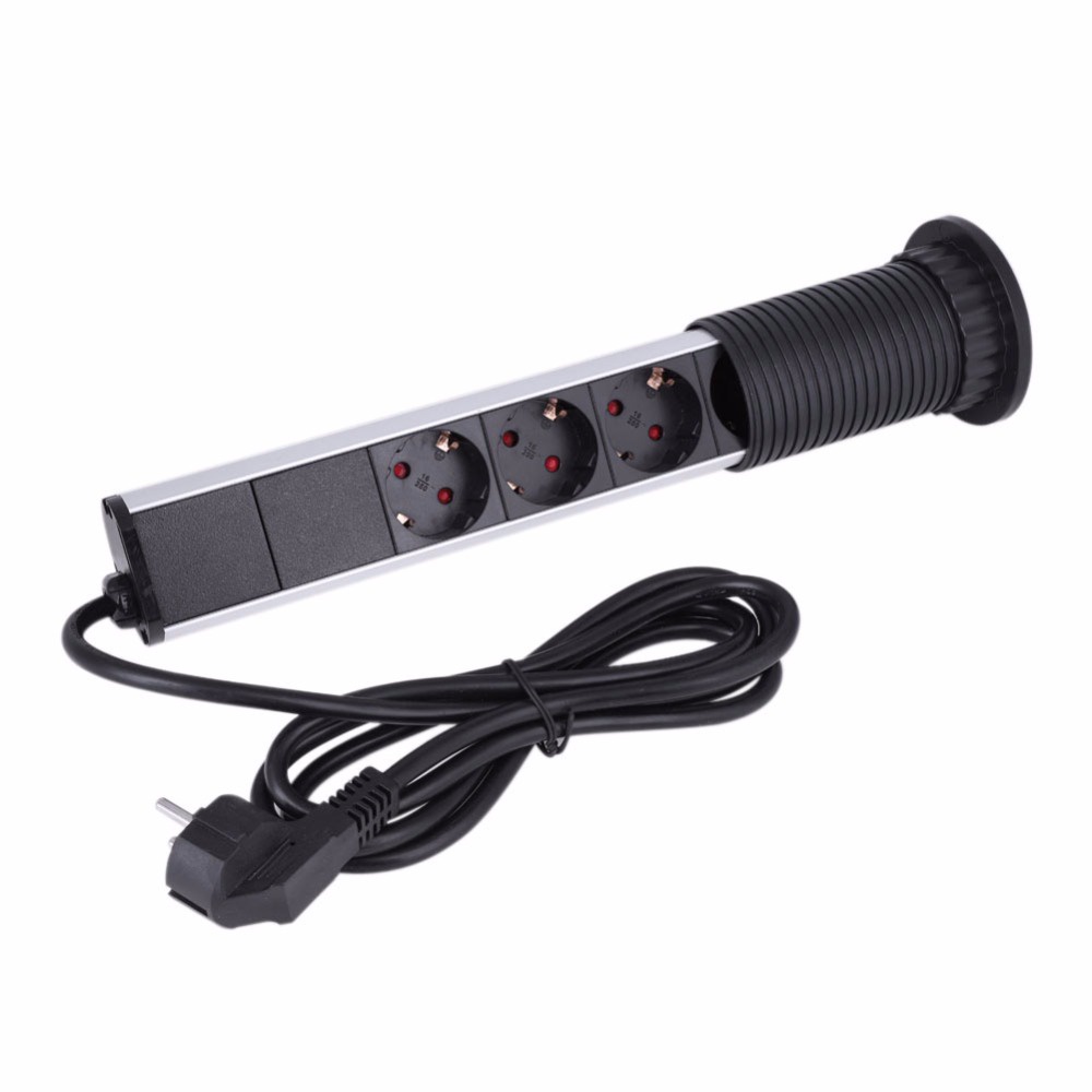 250V/220V 16A Electrical Popup Power Outlet 3/4 Hole Table Desktop ...