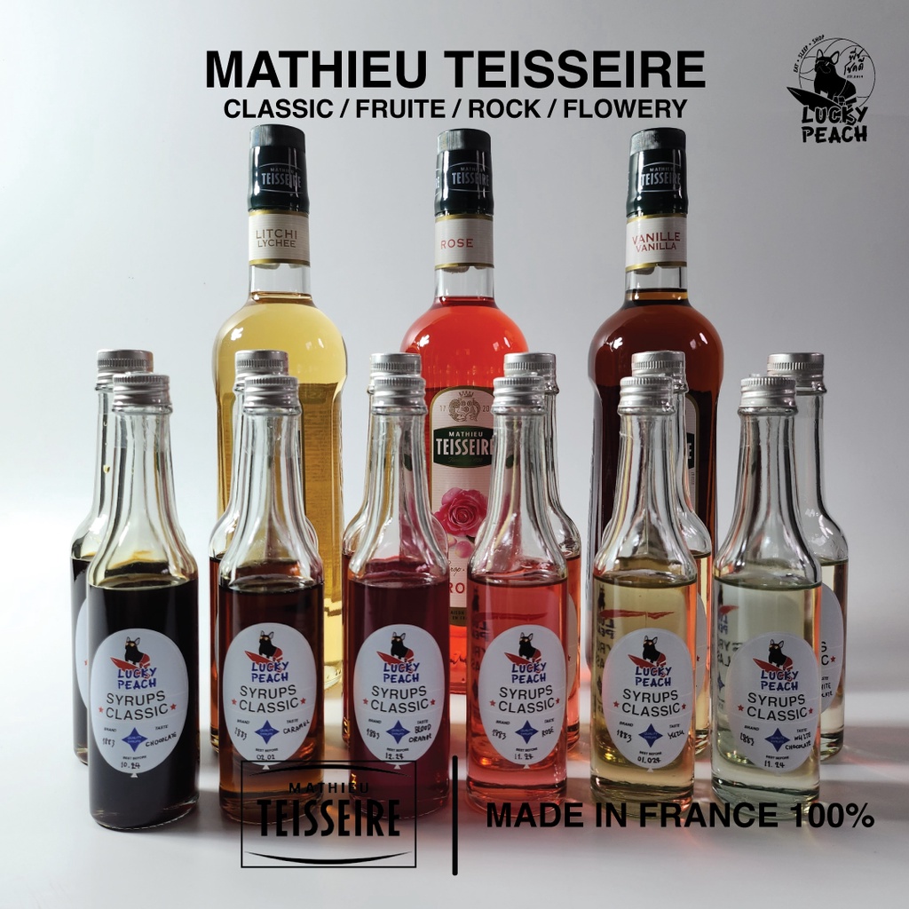 (แบ่งขาย) ไซรัป TEISSEIRE SYRUPS มี 24 กลิ่น Made in France ...