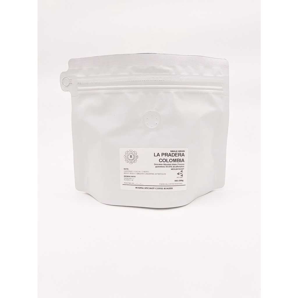 Rosetta Specialty Coffee Roaster เมล็ดกาแฟคั่วกลาง Colombia Decaf 200g ...