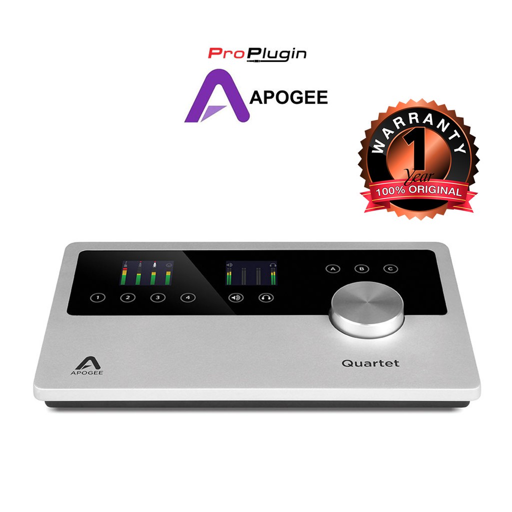 Apogee Quartet for i p a d & mac The Ultimate Desktop Audio Interface ...