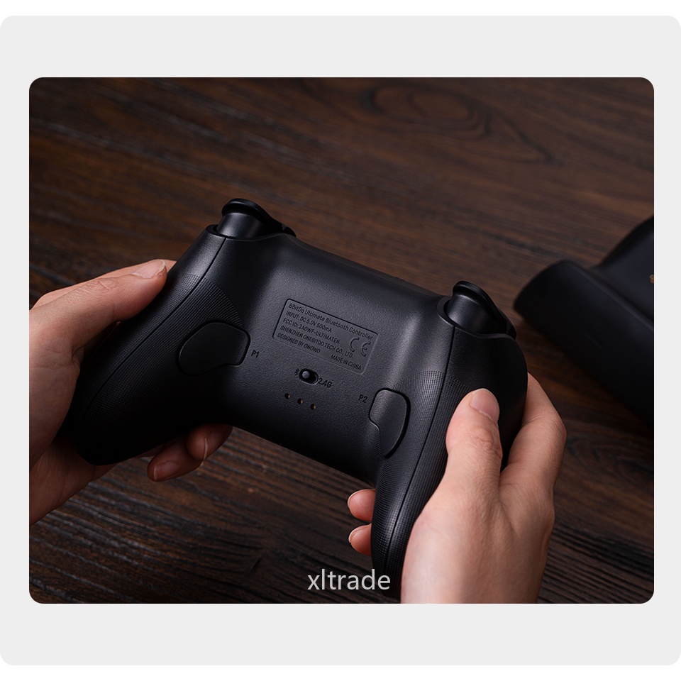8bitdo Ultimate ตัวควบคุมเกมบลูทูธไร้สาย พร้อมแท่นชาร์จ สําหรับ NS และ PC Windows 10 11 Steam ...