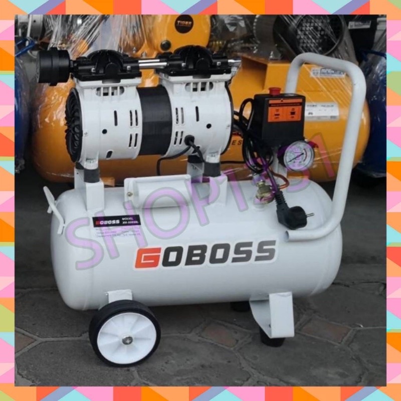 ปั๊มลมGoboss oil free 30 ลิตร เสียงเงียบ | Shopee Thailand