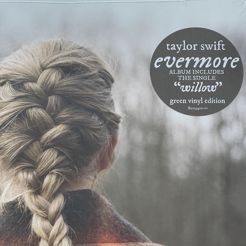 แผ่นเสียง Taylor Swift Evermore 2 LP Album Deluxe Edition Green vinyl ...
