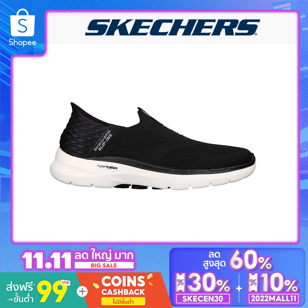 Skechers สเก็ตเชอร์ส รองเท้า ผู้ชาย Slip-Ins GOwalk 6 Gowalk Shoes ...