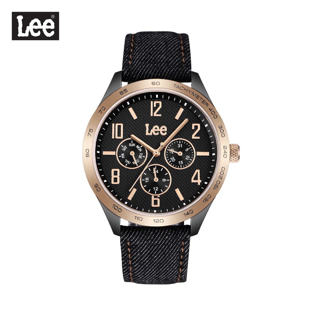 Lee นาฬิกาข้อมือ Metropolitan LEF-M33DBV1-1R แบรนด์แท้ USA สายหนังหุ้ม ...