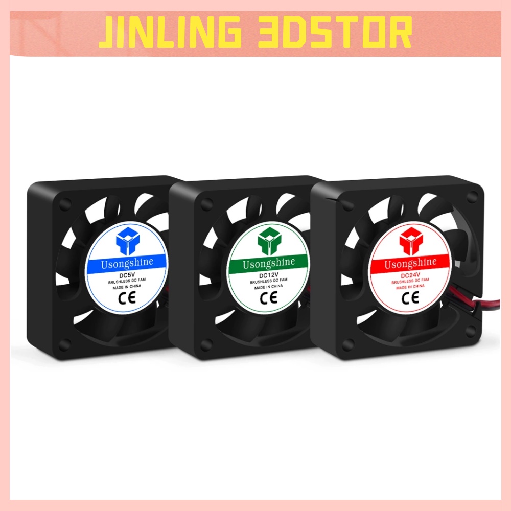 Dc 5v/12v/24v Computer Cpu Cooler Mini Cooling Fan 40mm 50x50x10/40x40x10/40x40x20 Small Exhaust ...