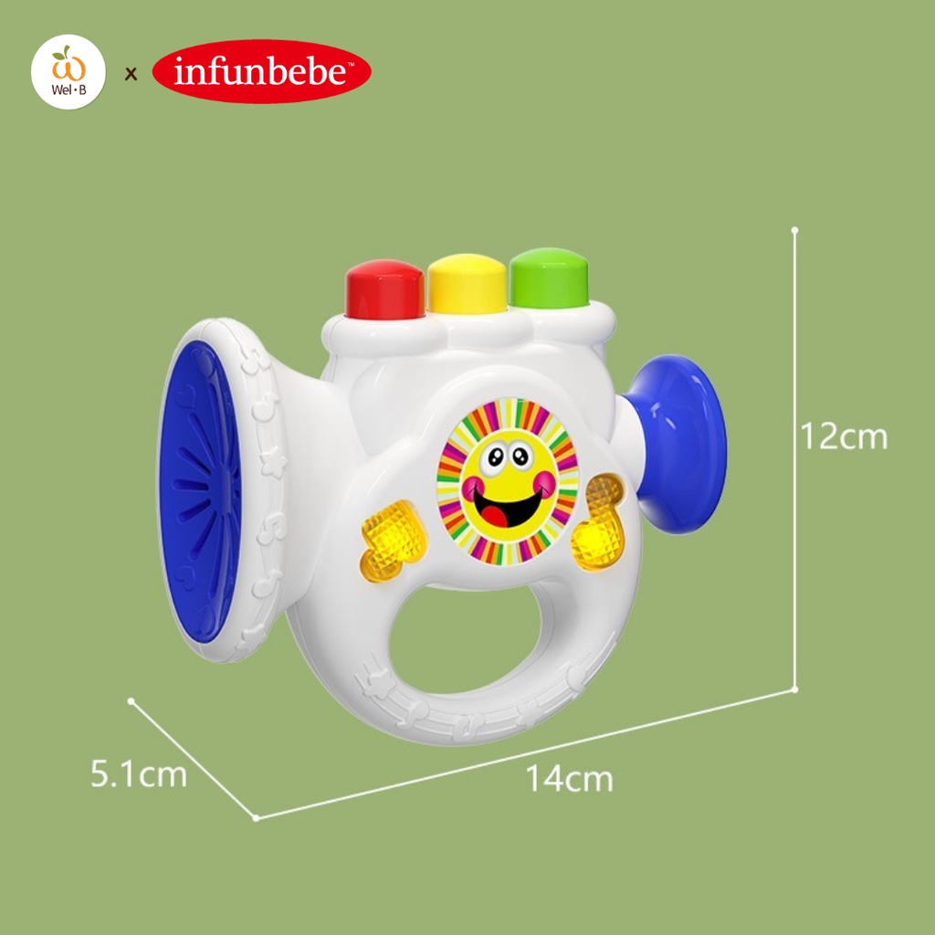 Wel-B x Infunbebe Light n Sounds Trumpet (ทรัมเป็ตของเล่นเด็ก) - ของ ...