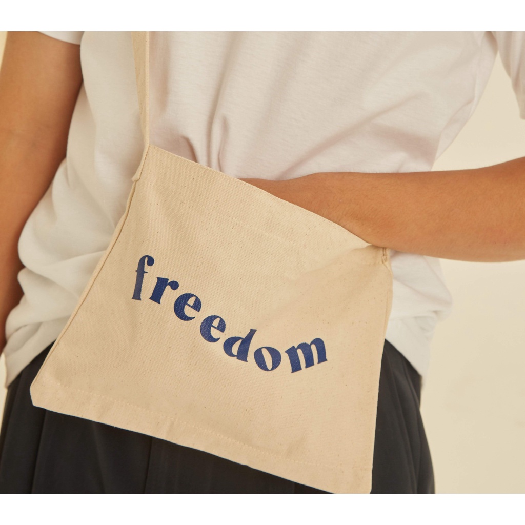 GWP Daybreak FREEDOM Tote Bag White for Gift - daybreak_official - ThaiPick
