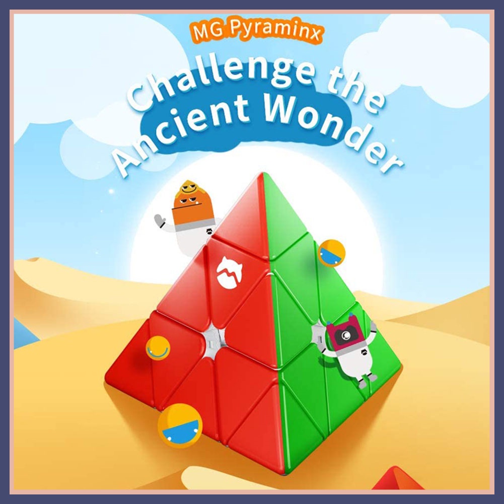GAN Monster Go Pyraminx Cube 3x3 MG Speed Rubik's Cube ของเล่นปริศนา ...