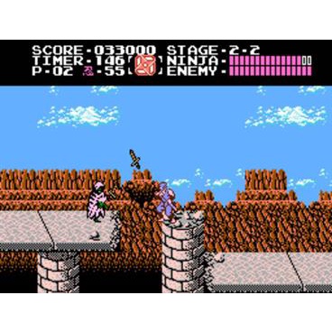 ตลับ FC ตลับ Famicom Ninja Ryukenden ( ตลับ Repro) นินจาริวเทนเด็น ตลุย ...