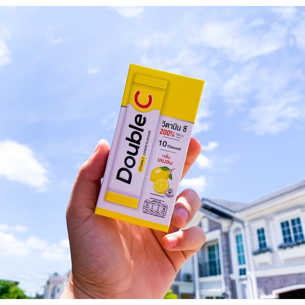 ผงดับเบิ้ลซี วิตามินซี Double C Vitamin C แบบผง กลิ่นเลมอน - bearnan ...