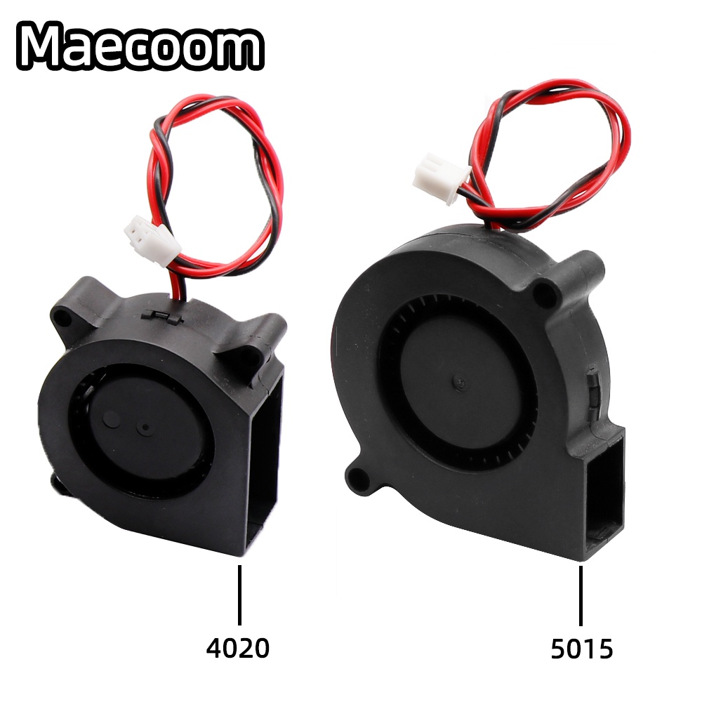 1pcs 3D Printer Cooling Fan 5015 4020 Centrifugal Blower Fan 12V 24V 2 Pin Brushless Cooling ...