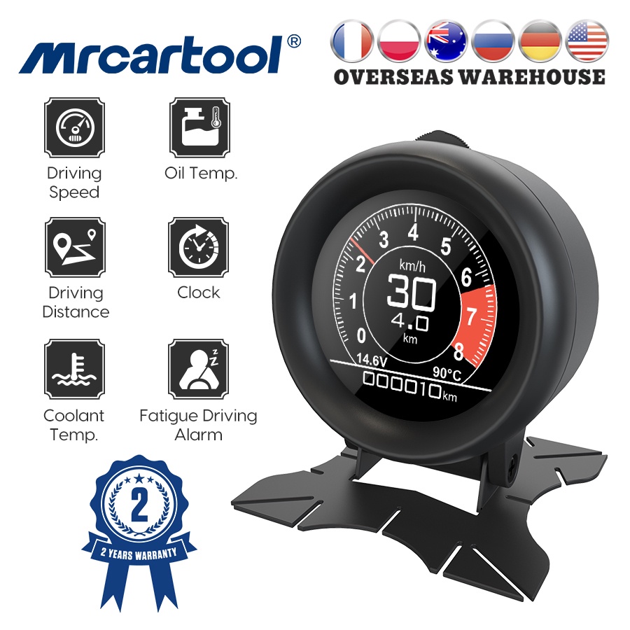 MR CARTOOL M3 Car OBD2 HUD Head-Up Display GPS Speedometer Overspeed ... MR CARTOOL M3 Car OBD2 HUD Head-Up Display GPS Speedometer Overspeed ...