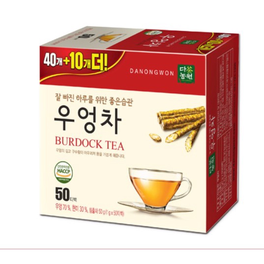 พร้อมส่ง 우엉차 ชาโกโบ(เบอร์ด็อก) Danongwon Burdock Tea 50g/50ซอง | Shopee ...