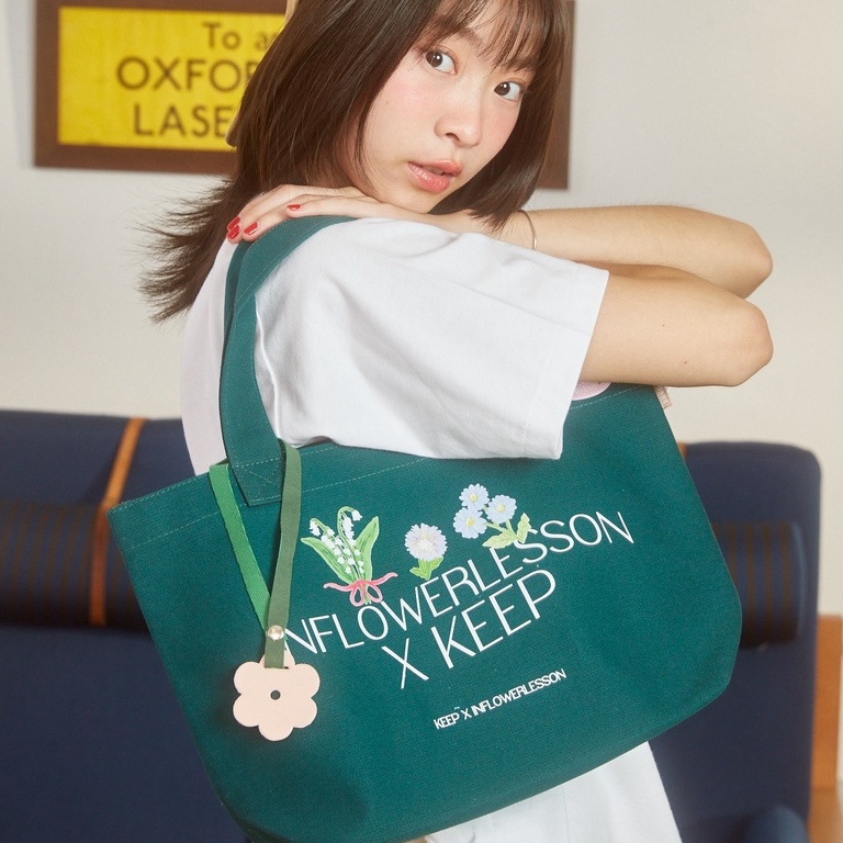 Large Bottle Green Flower - (Bag) | Shopee Thailand