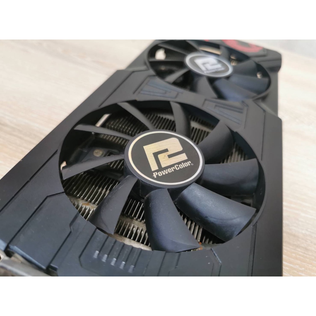 การ์ดจอ(graphic card) POWERCOLOR RADEON RX570 RED DRAGON 4GB DDR5 (ต่อ ...