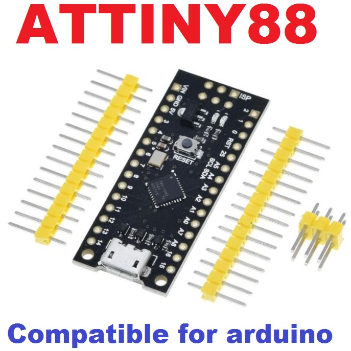 ATTINY88 Micro Development Board 16Mhz /Digispark ATTINY85 Upgrade/NANO V3.0 ATmega328 Extended ...