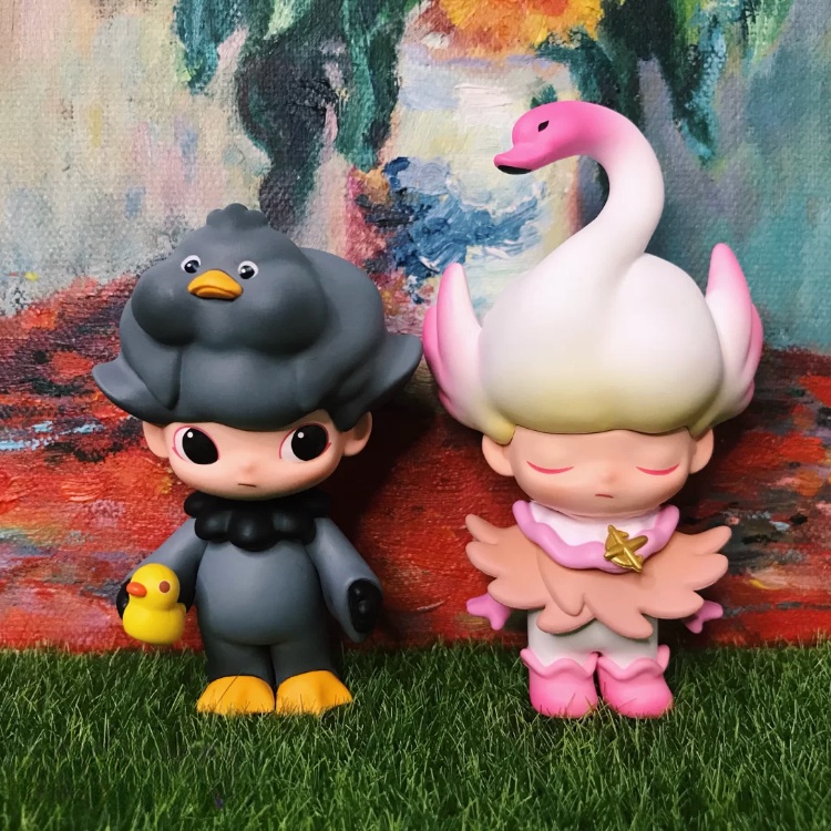 ของแท้POPMART Dimoo Fairy Tale Series กล่องสุ่ม ตุ๊กตาฟิกเกอร์ สําหรับ ...