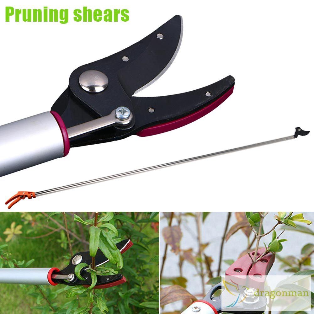 Pruning Shears Long Reach Cut Hold Bypass Pruner Max Cutting Garden ...