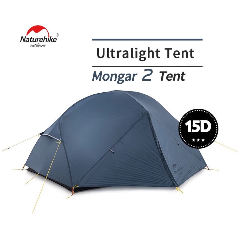 พร้อมส่งจากไทย Naturehike Mongar 2 15D เต็นท์น้ำหนักเบา พร้อมกราวชีทตรง ...