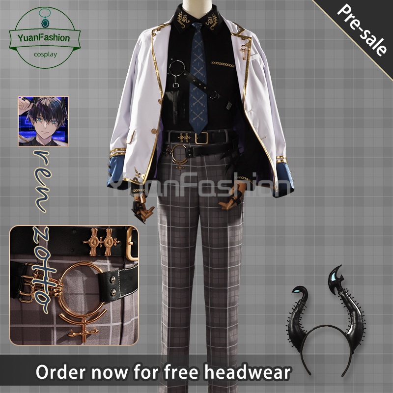 พร้อมส่ง Nijisanji Vtuber ILUNA Phase 6 Ren Zotto ชุดคอสเพลย์ สําหรับ ...