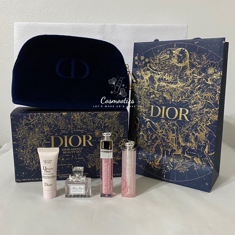 พร้อมถุง ลายลิมิเตด DIOR ADDICT BEAUTY SET - cosmootics - ThaiPick