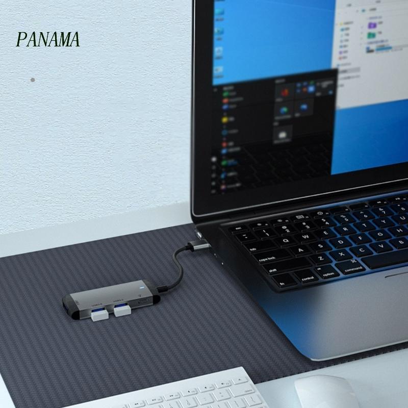 NAMA 4-Port USB3.0 Hub Adapter 3xUSB Type-C Splitter for Laptop ...