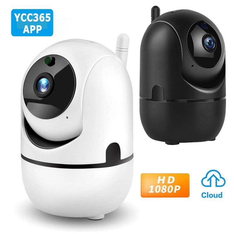 YCC365 1080P Cloud HD IP Camera WiFi Auto Tracking Camera Baby Monitor ...