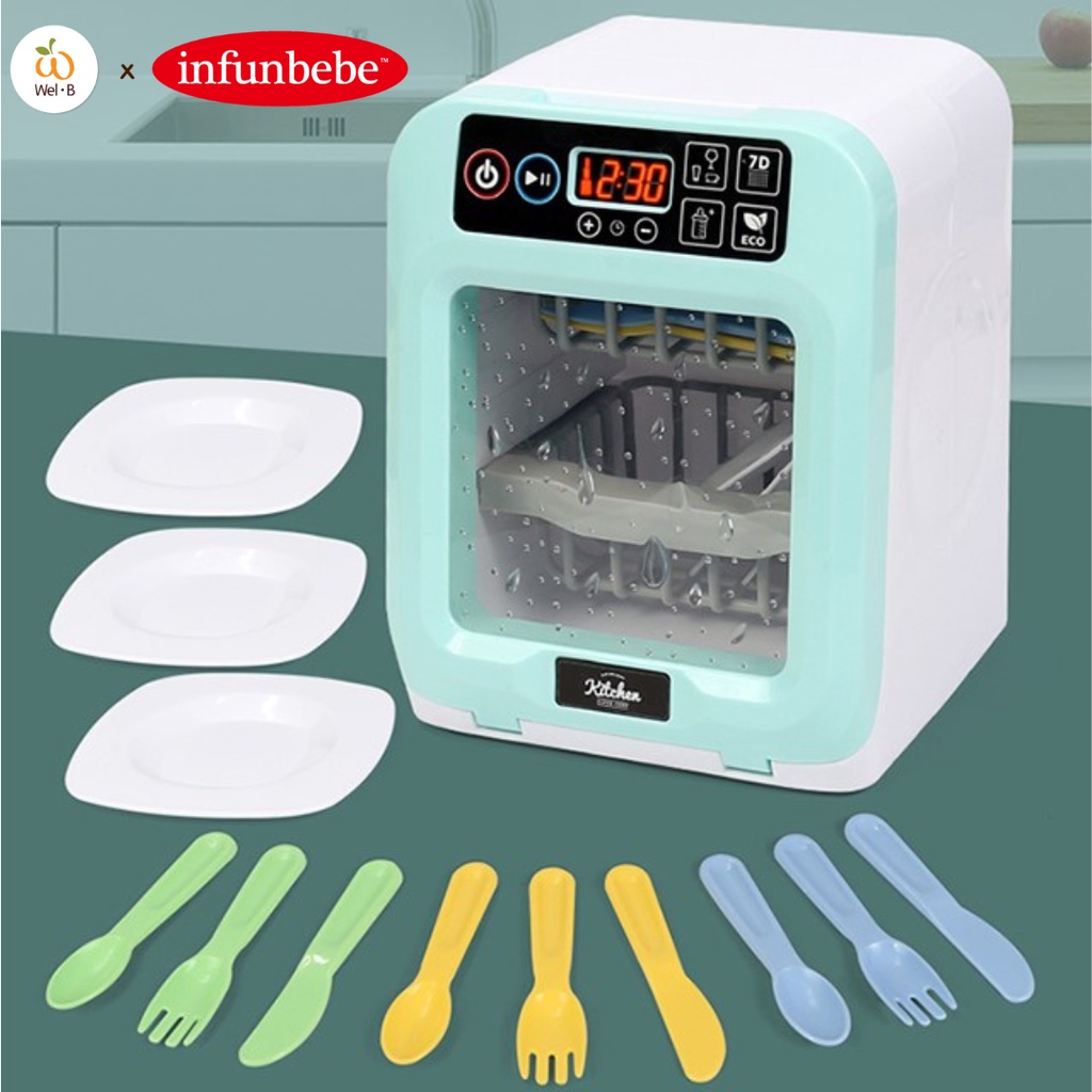 Wel-B x Infunbebe 1st Dishwasher (เครื่องล้างจานของเล่นเด็ก) - ของเล่น ...