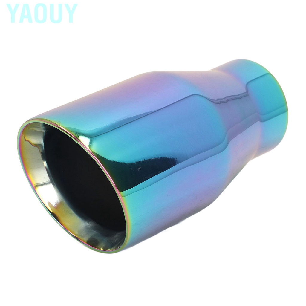 Yaouy Car Exhaust Tip 60mm Inlet 89mm Outlet Stainless Steel Universal ...