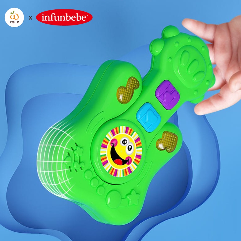 Wel-B x Infunbebe Light n Sounds Guitar (กีต้าร์ของเล่นเด็ก) - ของเล่น ...