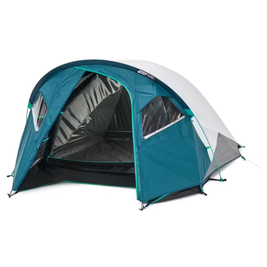 🔥พร้อมส่ง🔥 DECATHLON เต็นท์ QUECHUA MH100 Fresh & Black XL สำหรับ 2-3 ...