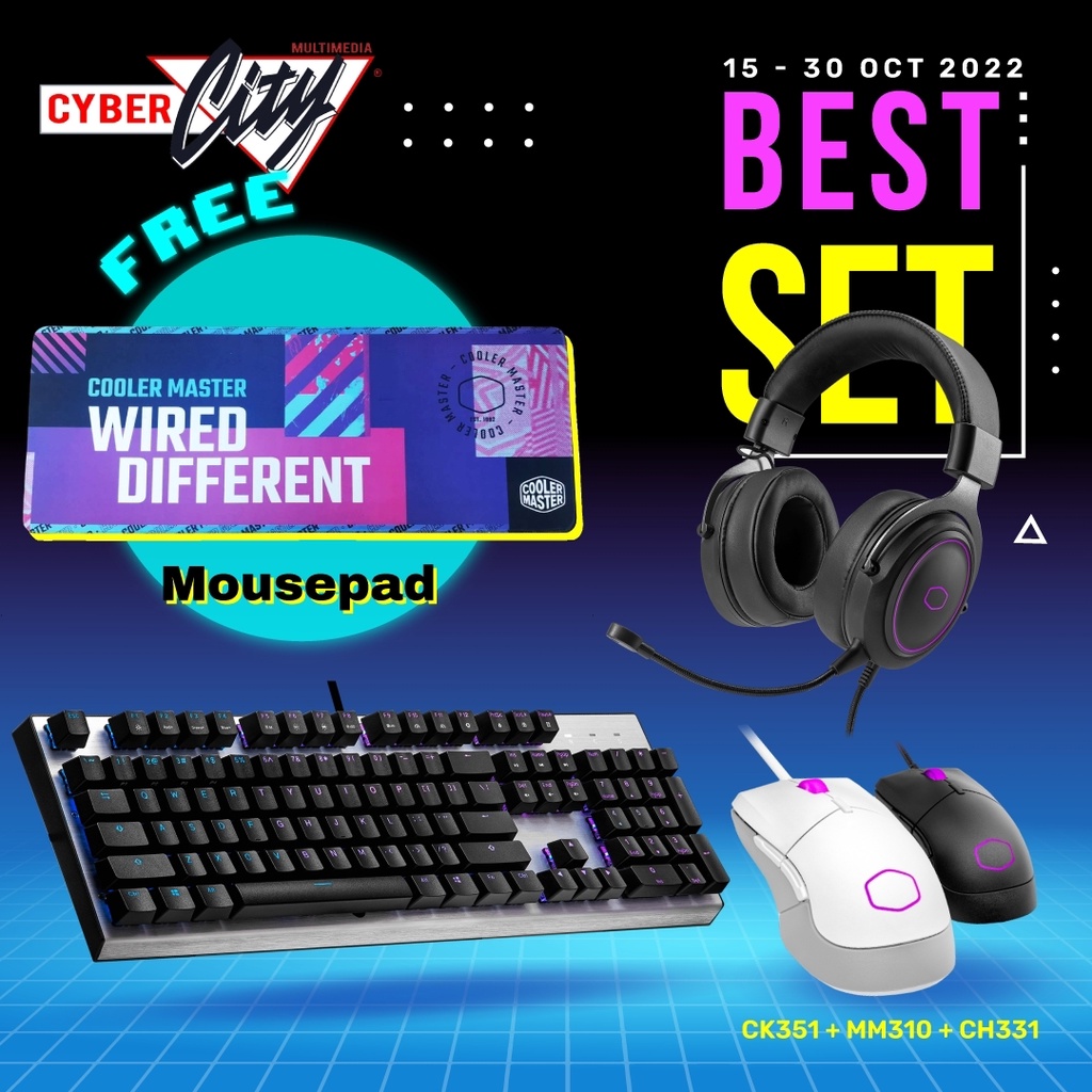 keyboard (คีย์บอร์ด) Cooler Master GAMING KEYBOARD CK351 RGB - cyber ...