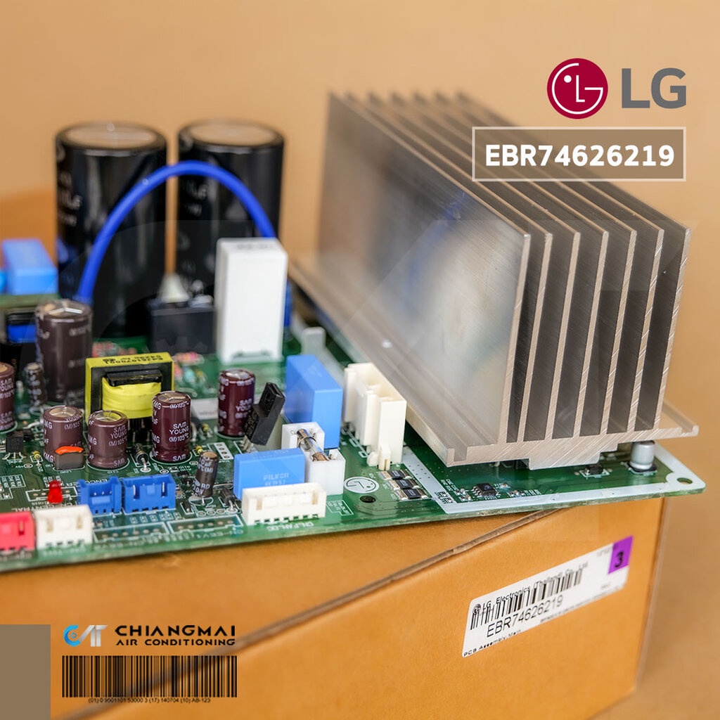 EBR74626219 แผงวงจรแอร์ LG แผงบอร์ดแอร์แอลจี แผงบอร์ดคอยล์ร้อน รุ่น ...