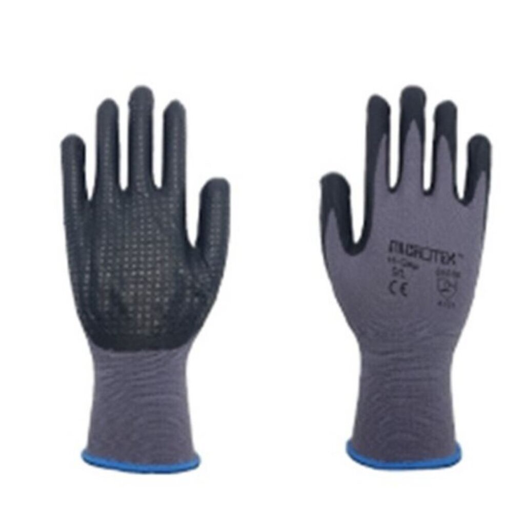 MICROTEX@HI-GRIP-DOT-Size-L.ถุงมือถักเคลือบไมโครโฟม | Shopee Thailand